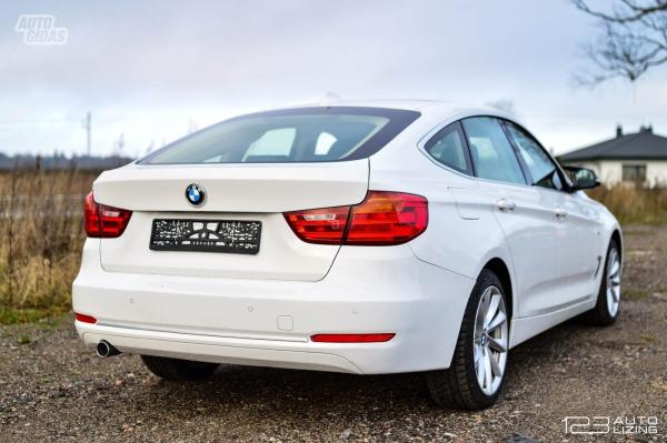 White BMW 320 Gran Turismo 2014 in Kretinga, with an engine capacity of 2.00 L and mileage of 312 thousand km for 9150 €, photo 5 on AUTOMOTO.COM.LV