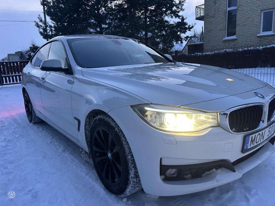 White BMW 320 Gran Turismo 2014 in Kaunas, with an engine capacity of 2.00 L and mileage of 277 thousand km for 10350 €, photo 6 on AUTOMOTO.COM.LV