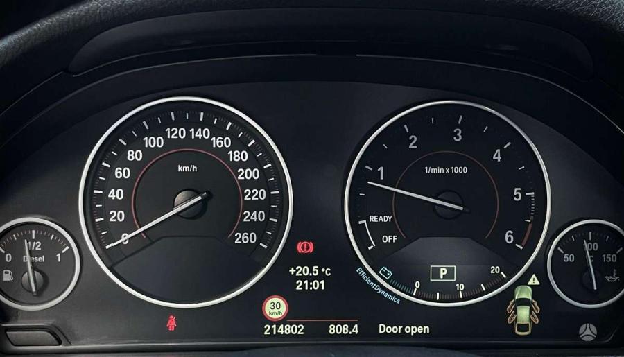 White BMW 320 Gran Turismo 2014 in Taurage, with an engine capacity of 2.00 L and mileage of 215 thousand km for 12500 €, photo 21 on AUTOMOTO.COM.LV
