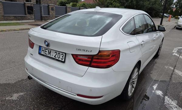 Balts BMW 320 Gran Turismo 2014 Viļņa, ar dzinēja tilpumu 2.00 L un nobraukumu 112 tūkst. km par 12700 €, foto 6 vietnē AUTOMOTO.COM.LV