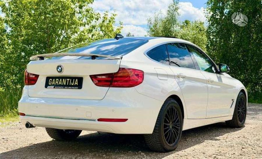 Balts BMW 320 Gran Turismo 2014 Šauļi, ar dzinēja tilpumu 2.00 L un nobraukumu 260 tūkst. km par 14200 €, foto 5 vietnē AUTOMOTO.COM.LV