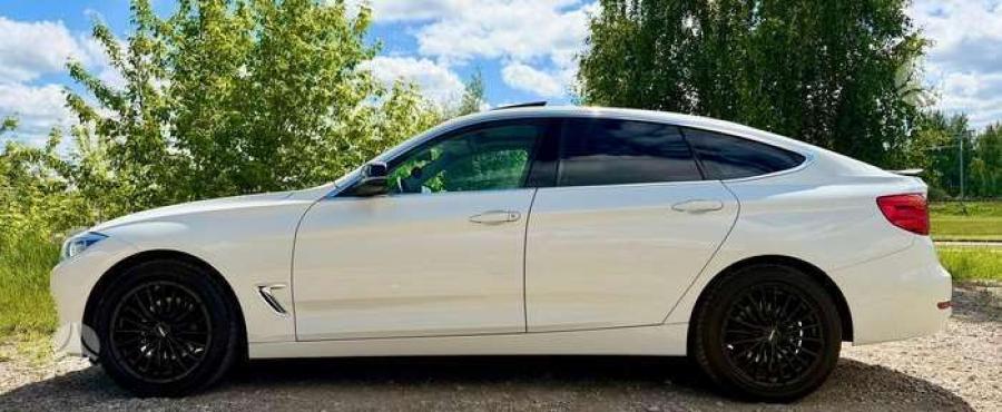 White BMW 320 Gran Turismo 2014 in Siauliai, with an engine capacity of 2.00 L and mileage of 260 thousand km for 14200 €, photo 13 on AUTOMOTO.COM.LV