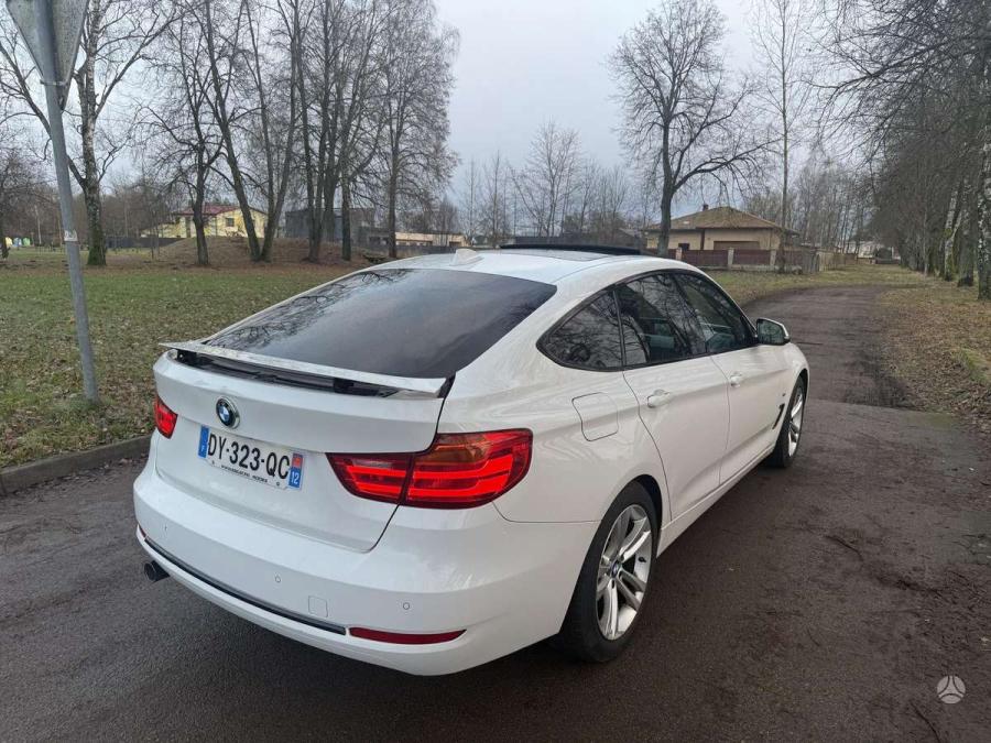 White BMW 320 Gran Turismo 2015 in Taurage, with an engine capacity of 2.00 L and mileage of 310 thousand km for 10700 €, photo 4 on AUTOMOTO.COM.LV