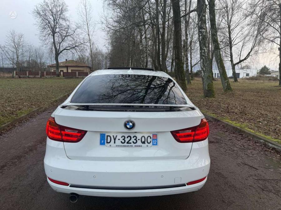White BMW 320 Gran Turismo 2015 in Taurage, with an engine capacity of 2.00 L and mileage of 310 thousand km for 10700 €, photo 5 on AUTOMOTO.COM.LV