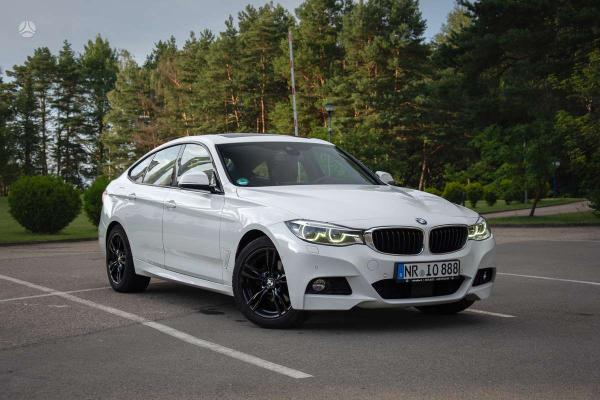 White BMW 320 Gran Turismo 2017 in Elektrenai, with an engine capacity of 2.00 L and mileage of 280 thousand km for 14950 €, photo 1 on AUTOMOTO.COM.LV