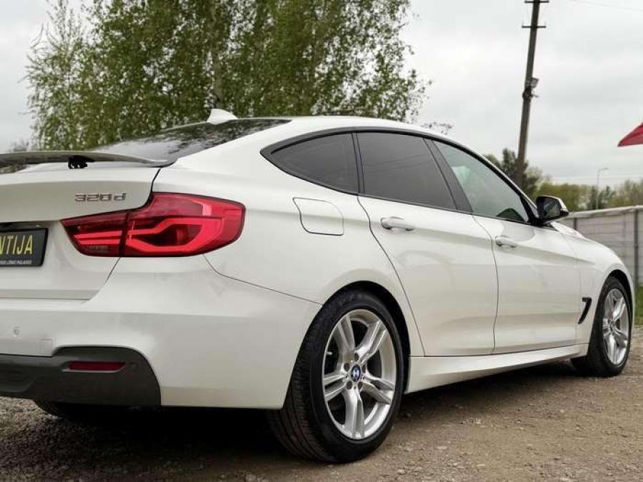 White BMW 320 Gran Turismo 2017 in Siauliai, with an engine capacity of 2.00 L and mileage of 250 thousand km for 16750 €, photo 9 on AUTOMOTO.COM.LV
