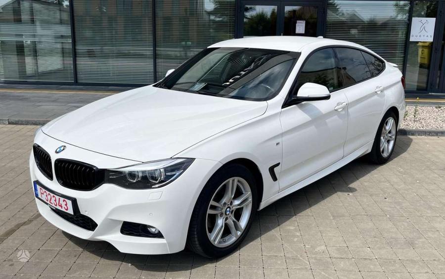 White BMW 320 Gran Turismo 2018 in Kaunas, with an engine capacity of 2.00 L and mileage of 128 thousand km for 17600 €, photo 1 on AUTOMOTO.COM.LV
