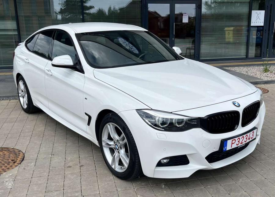 White BMW 320 Gran Turismo 2018 in Kaunas, with an engine capacity of 2.00 L and mileage of 128 thousand km for 17600 €, photo 5 on AUTOMOTO.COM.LV