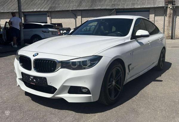 White BMW 320 Gran Turismo 2019 in Panevezys, with an engine capacity of 2.00 L and mileage of 166 thousand km for 15600 €, photo 2 on AUTOMOTO.COM.LV