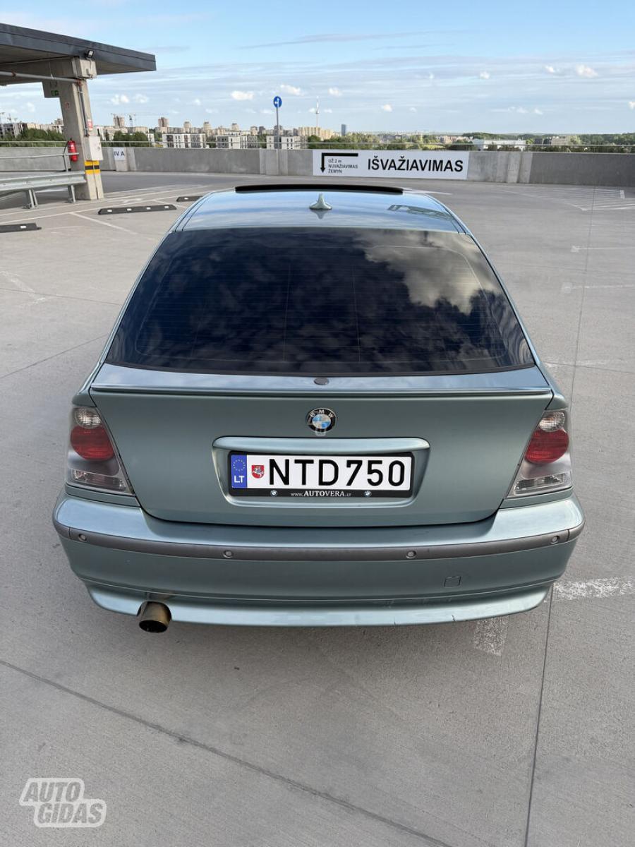 Zaļš BMW 320 2003 Viļņa, ar dzinēja tilpumu 2.00 L un nobraukumu 261 tūkst. km par 2699 €, foto 4 vietnē AUTOMOTO.COM.LV