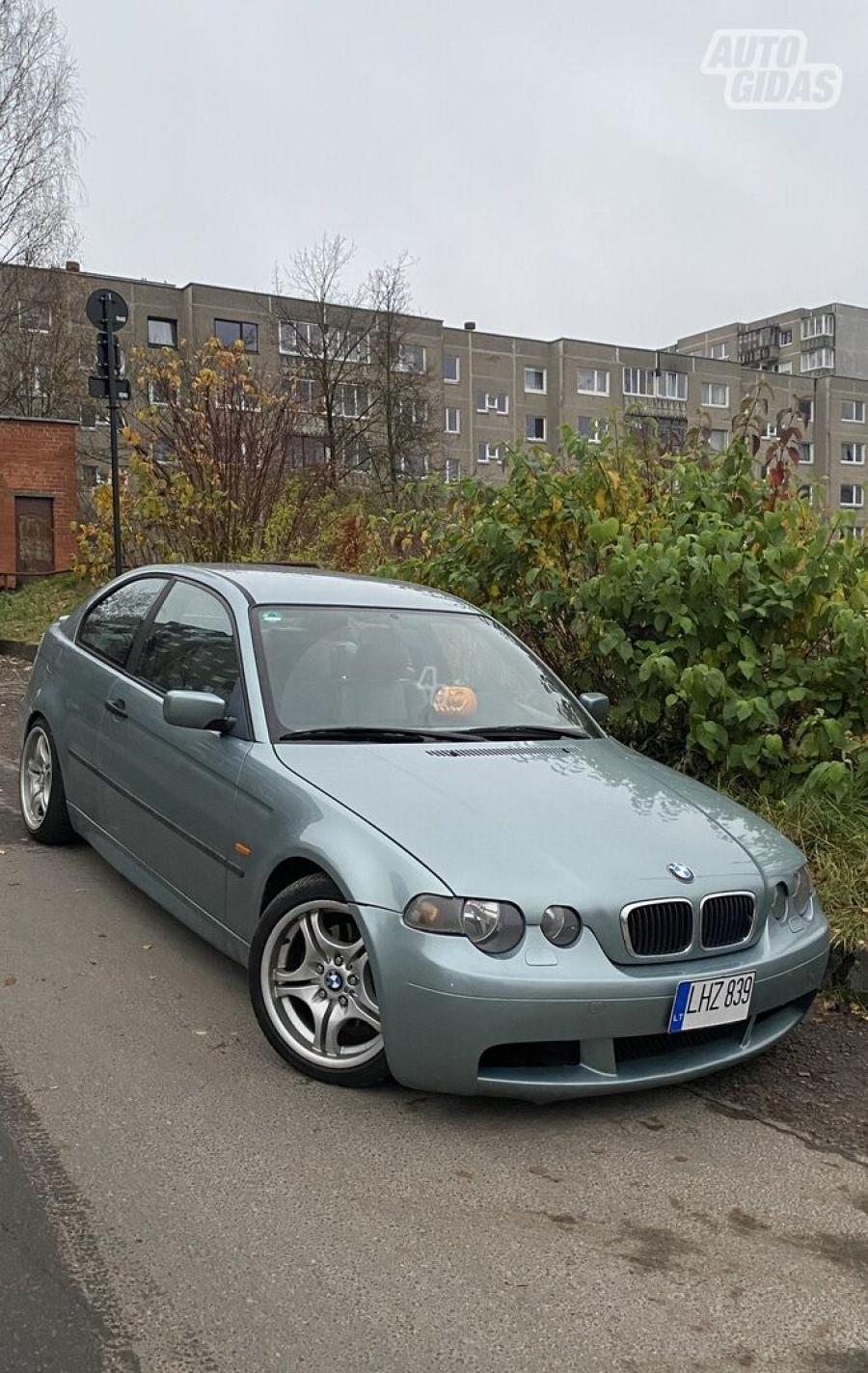 Green BMW 320 2003 in Vilnius, with an engine capacity of 2.00 L and mileage of 330 thousand km for 3300 €, photo 1 on AUTOMOTO.COM.LV