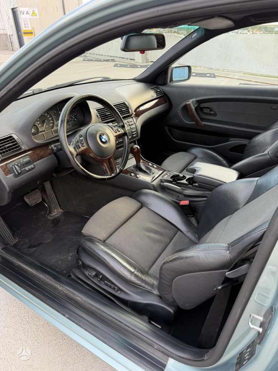Green BMW 320 2003 in Vilnius, with an engine capacity of 2.00 L and mileage of 261 thousand km for 2199 €, photo 7 on AUTOMOTO.COM.LV