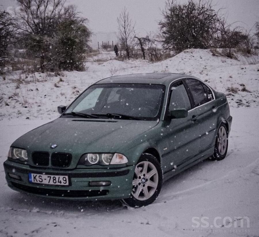 Green BMW 320 1999 in Ogre, with an engine capacity of 2.00 L and mileage of 374 thousand km for 2700 €, photo 5 on AUTOMOTO.COM.LV