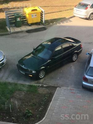 Green BMW 320 2001 in Jurmala, with an engine capacity of 2.00 L and mileage of 315 thousand km for 1000 €, photo 4 on AUTOMOTO.COM.LV
