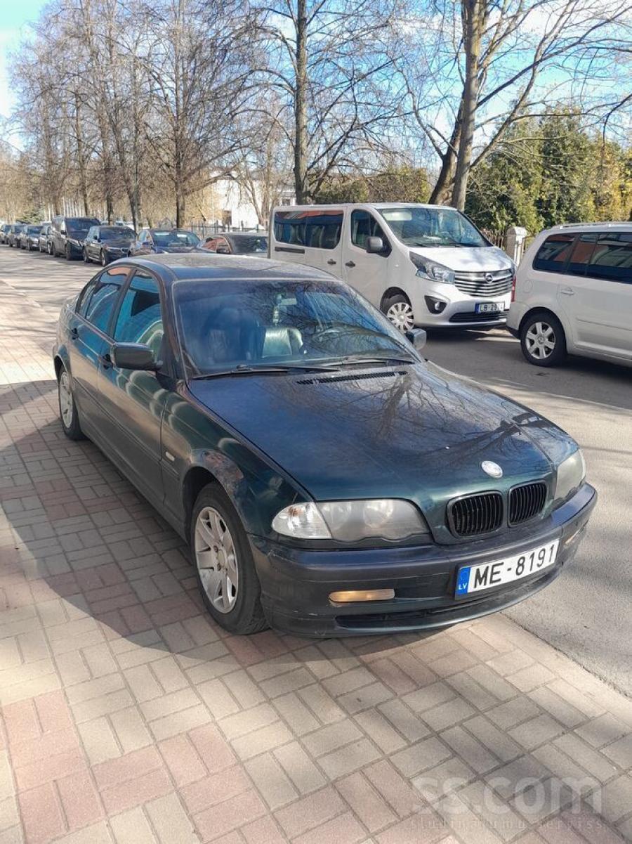 Green BMW 320 2001 in Jurmala, with an engine capacity of 2.00 L and mileage of 315 thousand km for 1000 €, photo 15 on AUTOMOTO.COM.LV