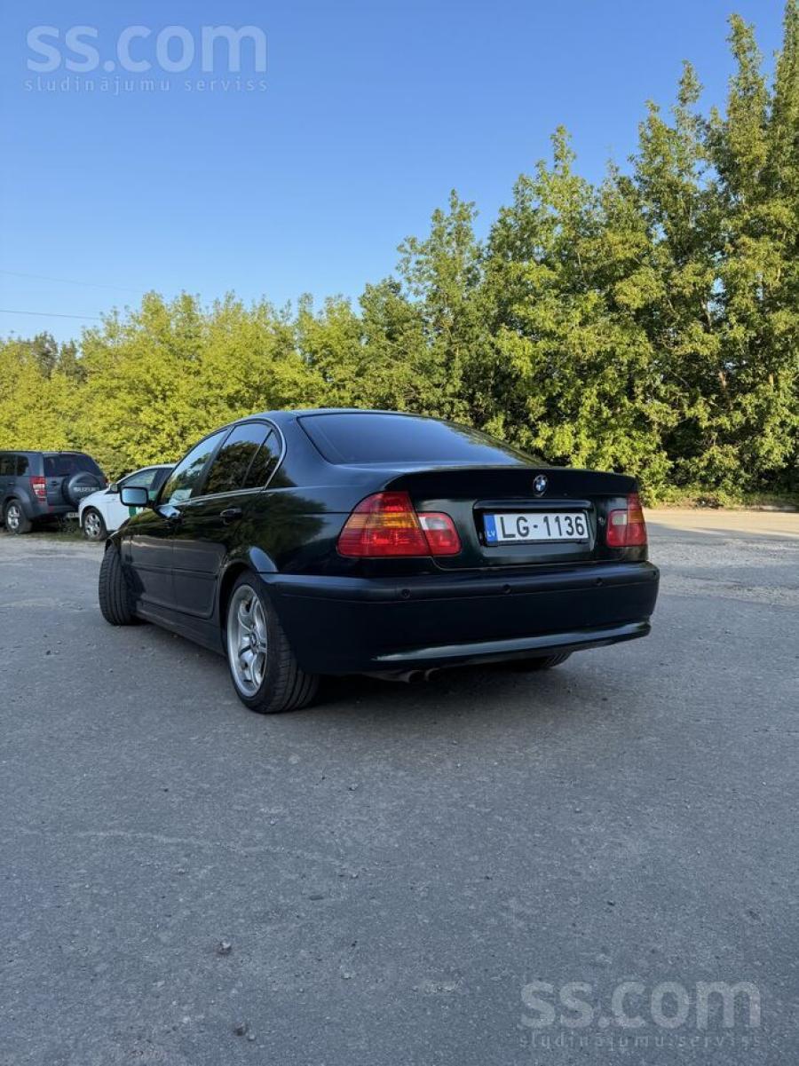 Green BMW 320 2001 in Riga, with an engine capacity of 2.20 L and mileage of 359 thousand km for 3850 €, photo 5 on AUTOMOTO.COM.LV