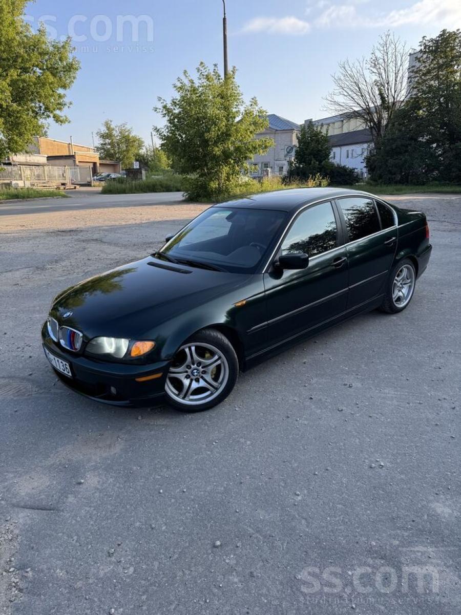 Green BMW 320 2001 in Riga, with an engine capacity of 2.20 L and mileage of 359 thousand km for 3850 €, photo 10 on AUTOMOTO.COM.LV