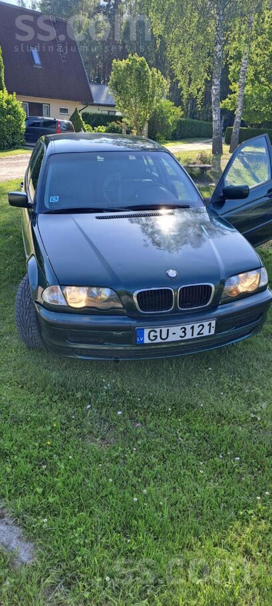 Zaļš BMW 320 2000 Jelgava, ar dzinēja tilpumu 2.00 L un nobraukumu 315 tūkst. km par 1000 €, foto 1 vietnē AUTOMOTO.COM.LV