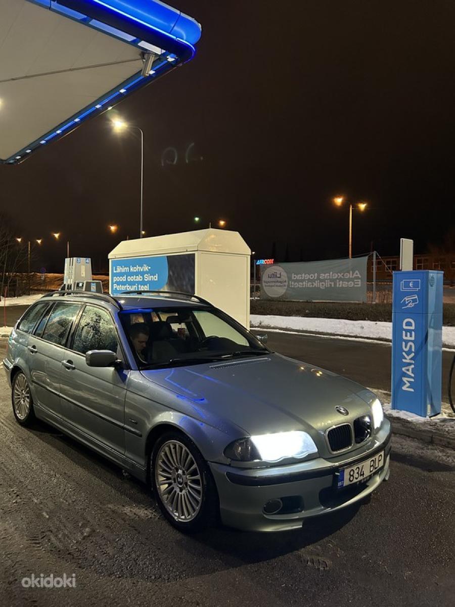 Green BMW 320 2001 in Tallinn, with an engine capacity of 0.10 L and mileage of 338 thousand km for 2500 €, photo 12 on AUTOMOTO.COM.LV