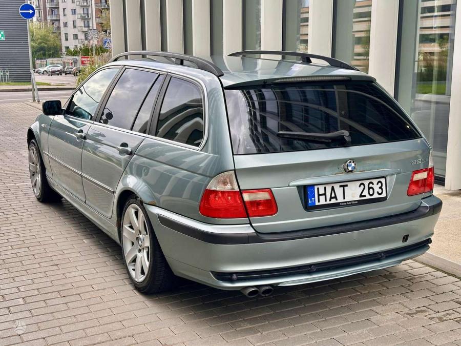 Green BMW 320 2002 in Vilnius, with an engine capacity of 2.17 L and mileage of 238 thousand km for 1750 €, photo 3 on AUTOMOTO.COM.LV