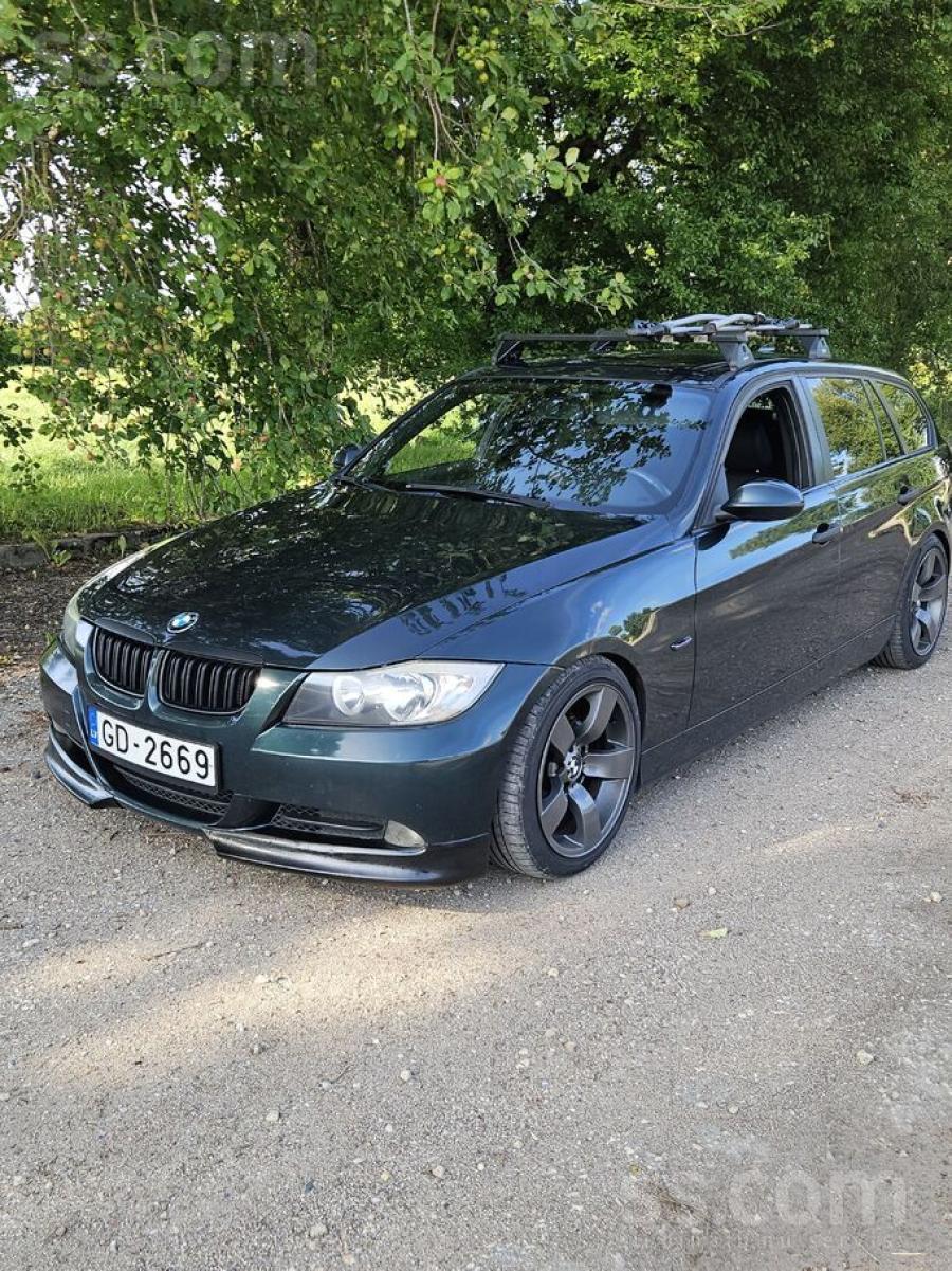 Green BMW 320 2006 in Saldus, with an engine capacity of 2.00 L and mileage of 377 thousand km for 3500 €, photo 1 on AUTOMOTO.COM.LV