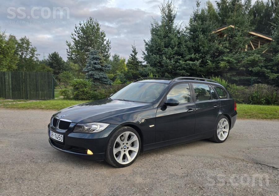 Green BMW 320 2006 in Jelgava, with an engine capacity of 2.00 L and mileage of 354 thousand km for 4300 €, photo 3 on AUTOMOTO.COM.LV