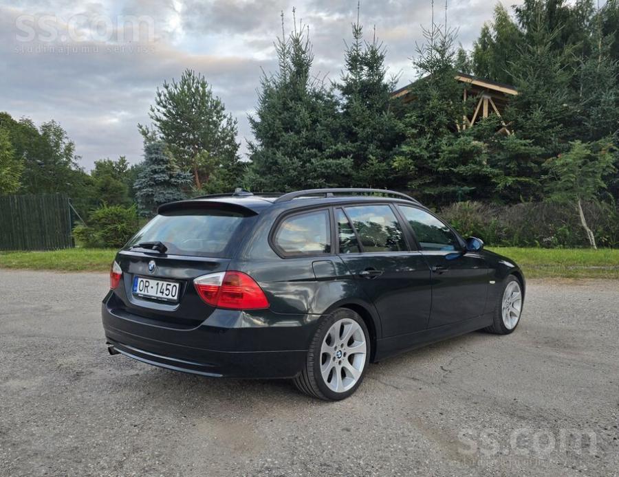 Green BMW 320 2006 in Jelgava, with an engine capacity of 2.00 L and mileage of 354 thousand km for 4300 €, photo 6 on AUTOMOTO.COM.LV