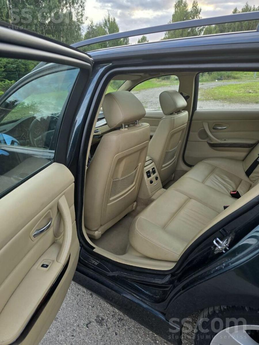 Green BMW 320 2006 in Jelgava, with an engine capacity of 2.00 L and mileage of 354 thousand km for 4300 €, photo 12 on AUTOMOTO.COM.LV