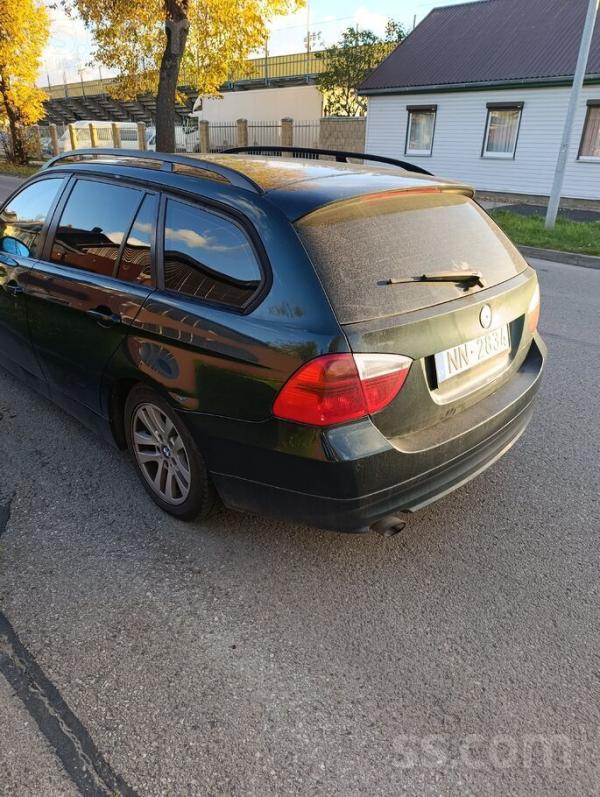 Green BMW 320 2006 in Daugavpils, with an engine capacity of 2.00 L and mileage of 360 thousand km for 3000 €, photo 5 on AUTOMOTO.COM.LV