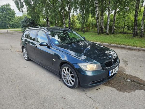 Green BMW 320 2008 in Sakiai, with an engine capacity of 2.00 L and mileage of 350 thousand km for 3300 €, photo 1 on AUTOMOTO.COM.LV