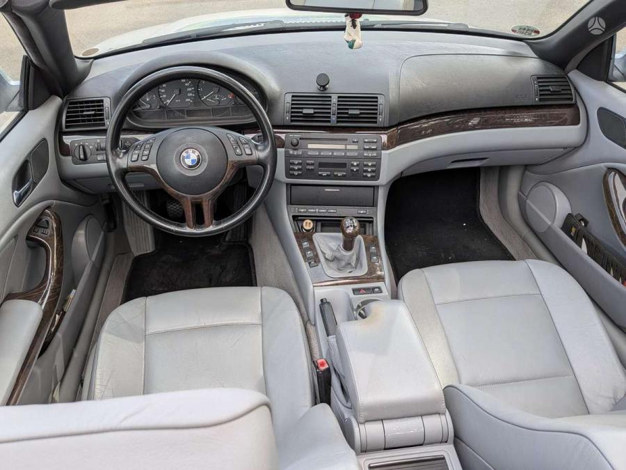 Grey BMW 320 2003 in Kaunas, with an engine capacity of 2.00 L and mileage of 201 thousand km for 4500 €, photo 16 on AUTOMOTO.COM.LV