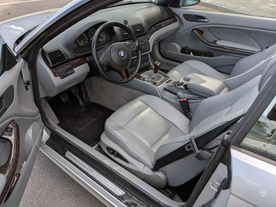 Grey BMW 320 2003 in Kaunas, with an engine capacity of 2.00 L and mileage of 201 thousand km for 4500 €, photo 17 on AUTOMOTO.COM.LV