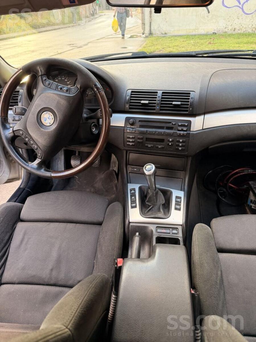 Pelēks BMW 320 2003 Rīga, ar dzinēja tilpumu 2.00 L un nobraukumu 363 tūkst. km par 2600 €, foto 6 vietnē AUTOMOTO.COM.LV