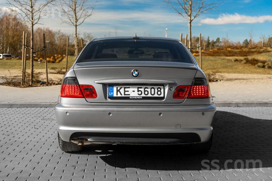 Grey BMW 320 2004 in Jelgava, with an engine capacity of 2.00 L and mileage of 382 thousand km for 2990 €, photo 5 on AUTOMOTO.COM.LV
