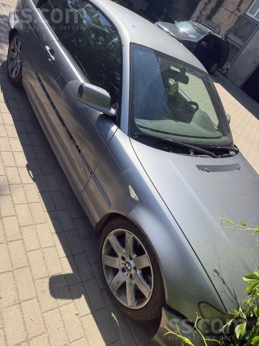Grey BMW 320 2004 in Riga, with an engine capacity of 2.20 L and mileage of 260 thousand km for 2500 €, photo 1 on AUTOMOTO.COM.LV