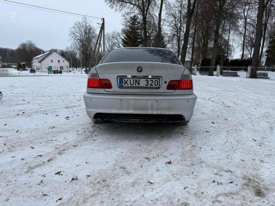 Grey BMW 320 2005 in Vilkaviskis, with an engine capacity of 2.00 L and mileage of 330 thousand km for 3200 €, photo 4 on AUTOMOTO.COM.LV