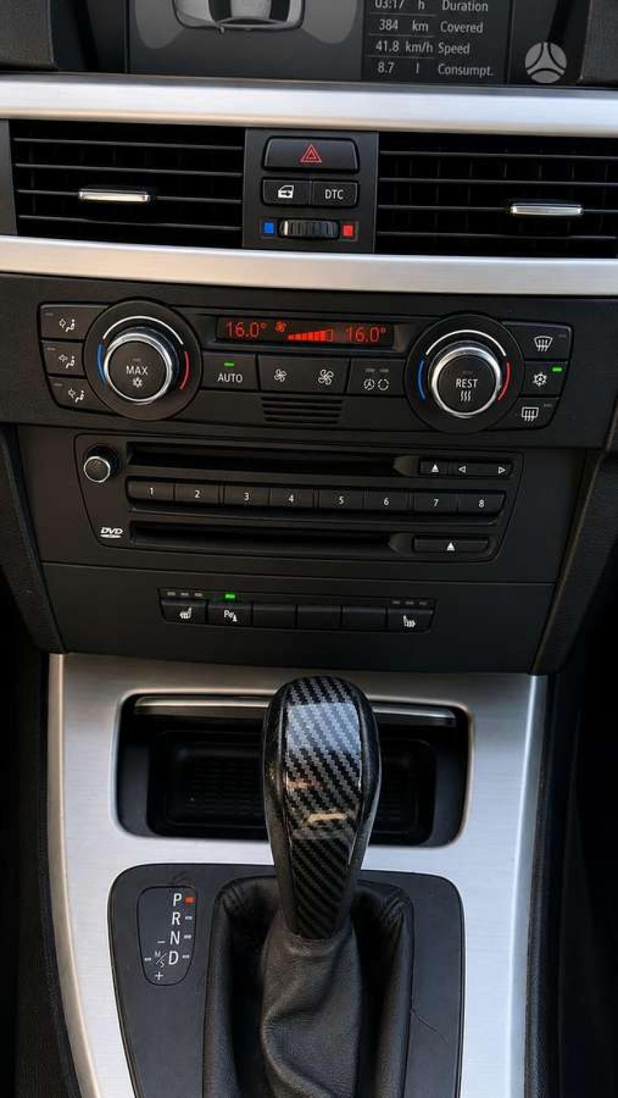 Grey BMW 320 2008 in Vilnius, with an engine capacity of 0.00 L and mileage of 380 thousand km for 6800 €, photo 11 on AUTOMOTO.COM.LV