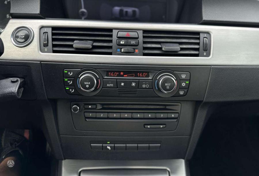 Grey BMW 320 2010 in Vilnius, with an engine capacity of 2.00 L and mileage of 286 thousand km for 5999 €, photo 11 on AUTOMOTO.COM.LV