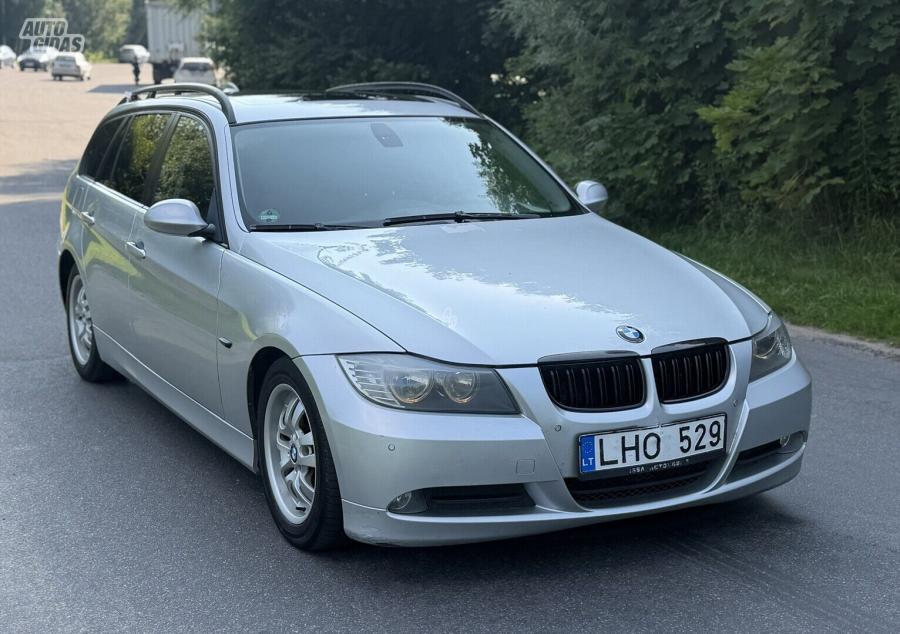 Grey BMW 320 2007 in Vilnius, with an engine capacity of 2.00 L and mileage of 339 thousand km for 2150 €, photo 6 on AUTOMOTO.COM.LV