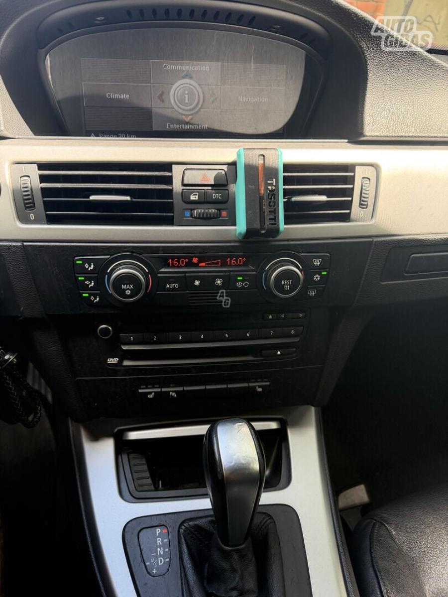 Grey BMW 320 2007 in Vilnius, with an engine capacity of 2.00 L and mileage of 339 thousand km for 2150 €, photo 14 on AUTOMOTO.COM.LV