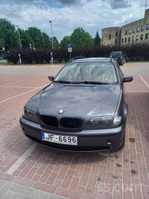 Pelēks BMW 320 2002 Cēsis, ar dzinēja tilpumu 2.00 L un nobraukumu 380 tūkst. km par 1800 €, foto  vietnē AUTOMOTO.COM.LV