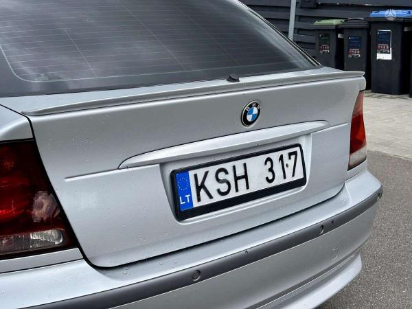Grey BMW 320 2002 in Vilnius, with an engine capacity of 2.00 L and mileage of 367 thousand km for 2200 €, photo 6 on AUTOMOTO.COM.LV