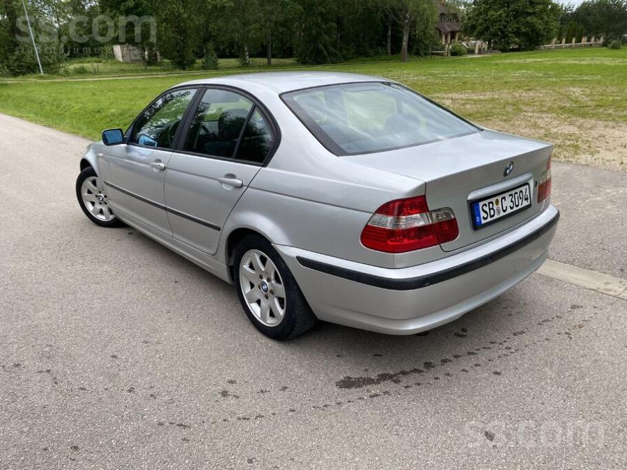 Pelēks BMW 320 2002 Ludza, ar dzinēja tilpumu 1.90 L un nobraukumu 204 tūkst. km par 2900 €, foto 5 vietnē AUTOMOTO.COM.LV