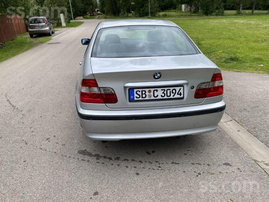 Pelēks BMW 320 2002 Ludza, ar dzinēja tilpumu 1.90 L un nobraukumu 204 tūkst. km par 2900 €, foto 6 vietnē AUTOMOTO.COM.LV