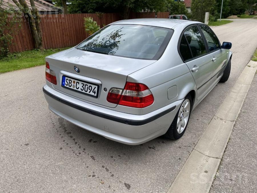 Pelēks BMW 320 2002 Ludza, ar dzinēja tilpumu 1.90 L un nobraukumu 204 tūkst. km par 2900 €, foto 7 vietnē AUTOMOTO.COM.LV