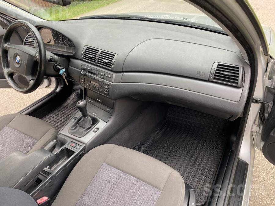 Pelēks BMW 320 2002 Ludza, ar dzinēja tilpumu 1.90 L un nobraukumu 204 tūkst. km par 2900 €, foto 20 vietnē AUTOMOTO.COM.LV