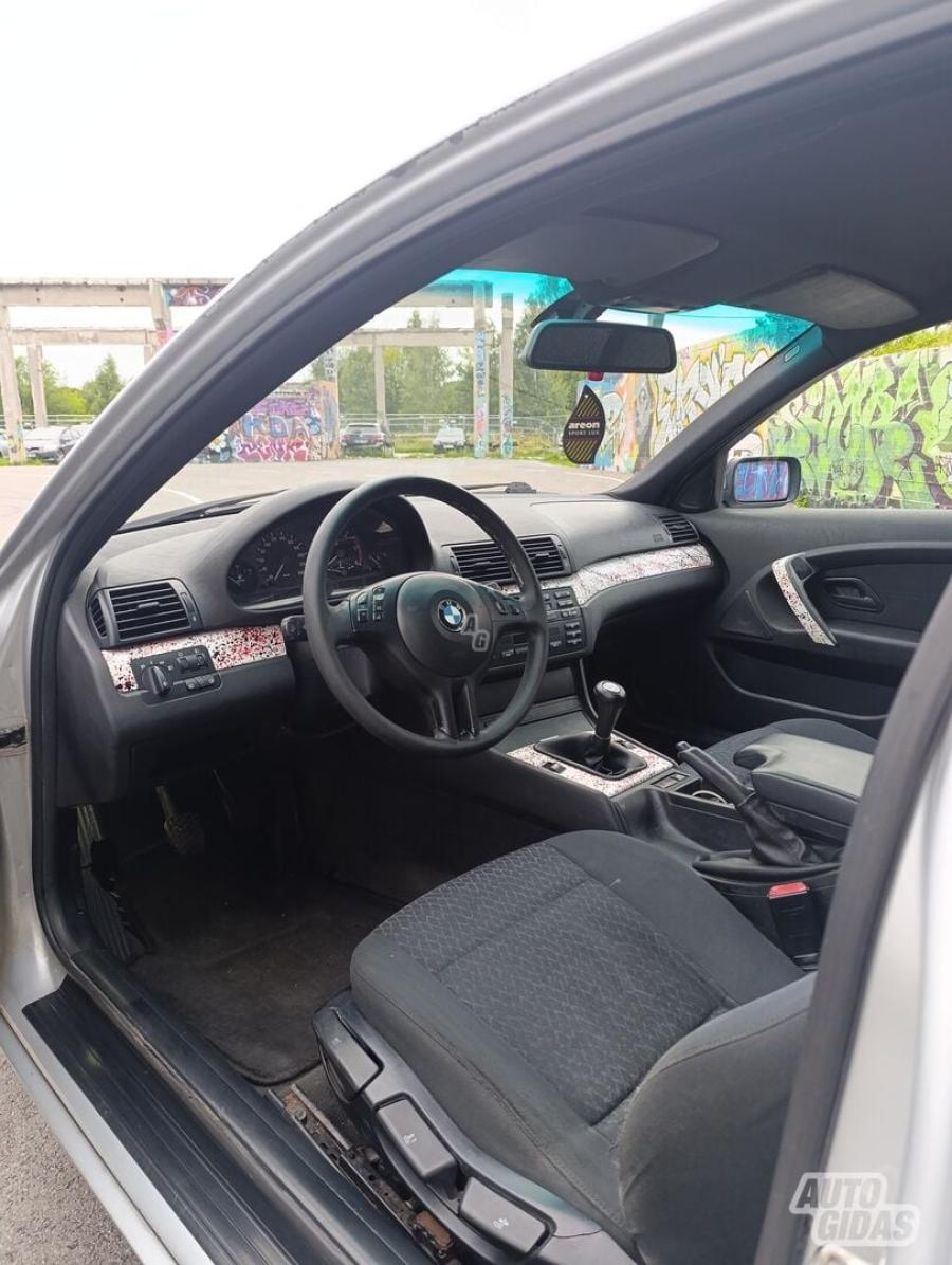Grey BMW 320 2002 in Klaipeda, with an engine capacity of 2.00 L and mileage of 600 thousand km for 1650 €, photo 10 on AUTOMOTO.COM.LV