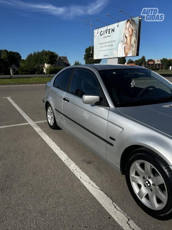 Pelēks BMW 320 2003 Panevēža, ar dzinēja tilpumu 2.00 L un nobraukumu 282 tūkst. km par 1390 €, foto 2 vietnē AUTOMOTO.COM.LV