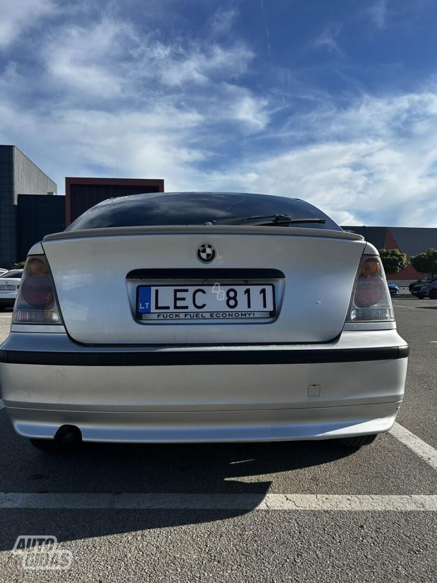 Pelēks BMW 320 2003 Panevēža, ar dzinēja tilpumu 2.00 L un nobraukumu 282 tūkst. km par 1390 €, foto 7 vietnē AUTOMOTO.COM.LV