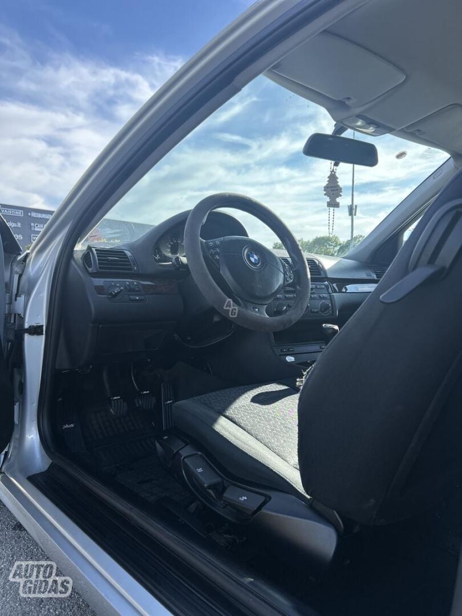 Pelēks BMW 320 2003 Panevēža, ar dzinēja tilpumu 2.00 L un nobraukumu 282 tūkst. km par 1390 €, foto 10 vietnē AUTOMOTO.COM.LV